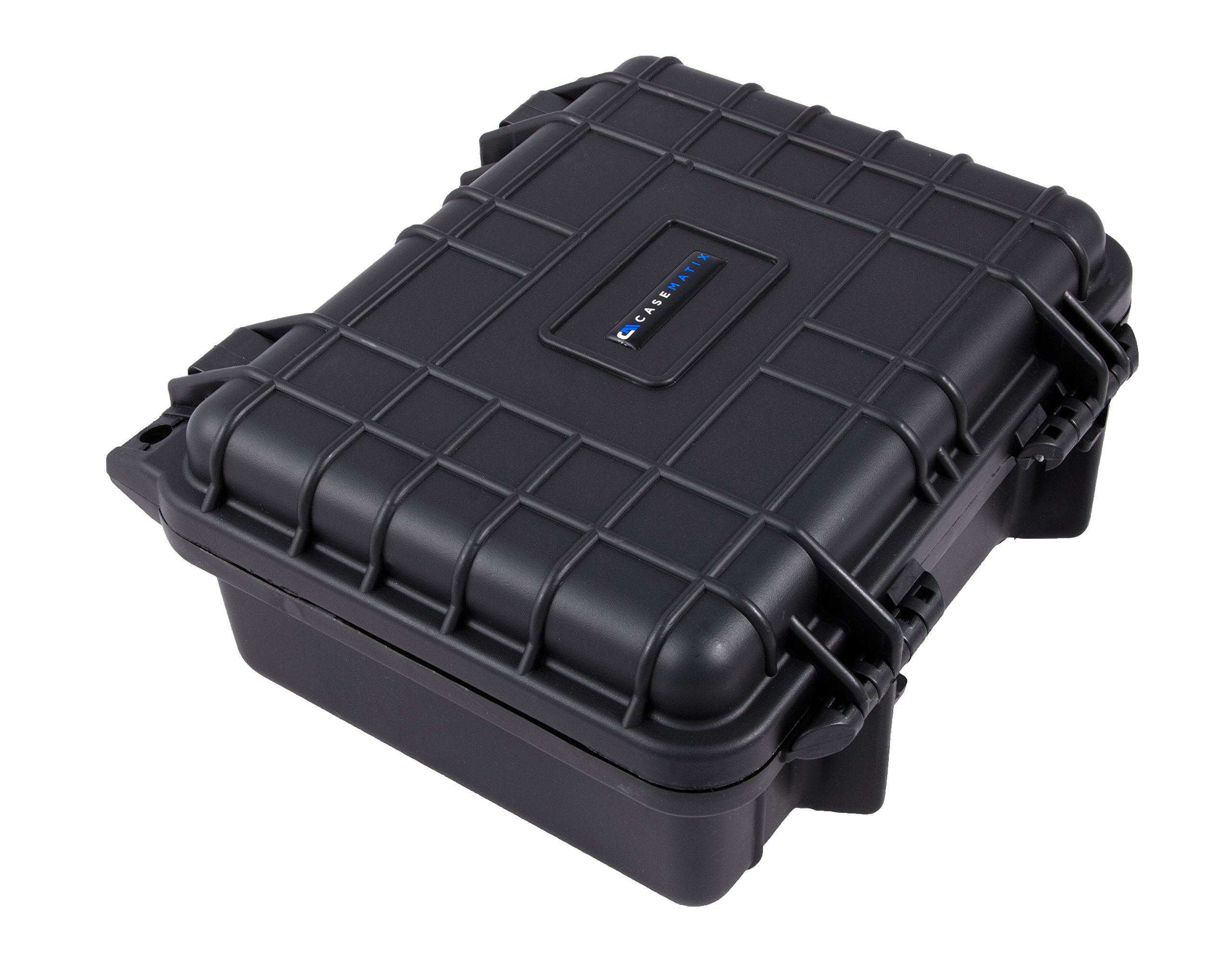 Casematix 11" Waterproof Studio Recording Microphone Case Compatible with Blue Ember Xlr Condenser Microphone and Audio Accessories