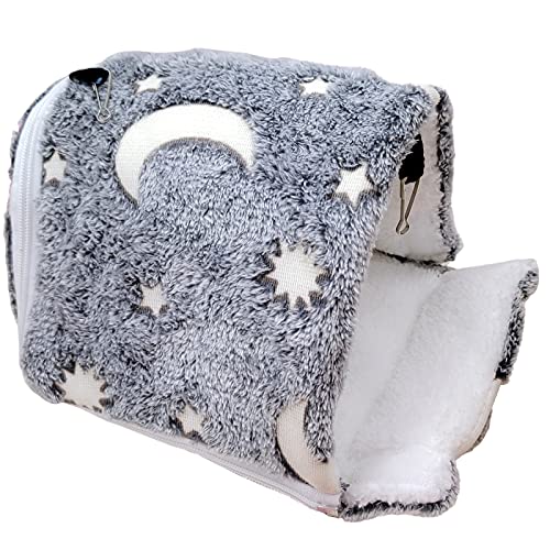 LeerKing Luminous Rat Hammock Bed Ferret Rodent Hammock Bed Hideout Cage Accessories Toy Bed for Guinea Pig Chinchilla Hedgehog Sugar Glider