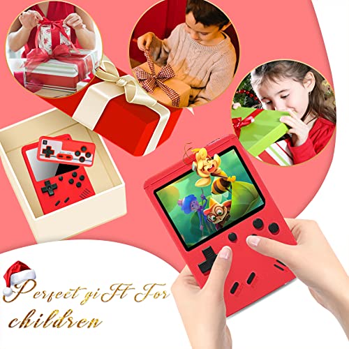 Handheld Game for Children, Portable Retro Video Game with 500 Classic FC Games 2.8-Inch Color Screen, Retro Mini Game, Support TV Connection & Two Players