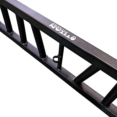 Titan Fitness Multi-Grip Cable Machine Attachment, LAT Pull Down Accessory, 30mm Knurled Grips, Three Neutral Grip Handle Placement