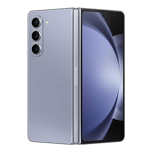 SAMSUNG Galaxy Z Fold 5 Cell Phone + $200 Amazon Gift Card, Factory Unlocked Android Smartphone, 512GB, 7.6β Screen for Streaming, Gaming, Dual App View, US Version, 2023, ICY Blue