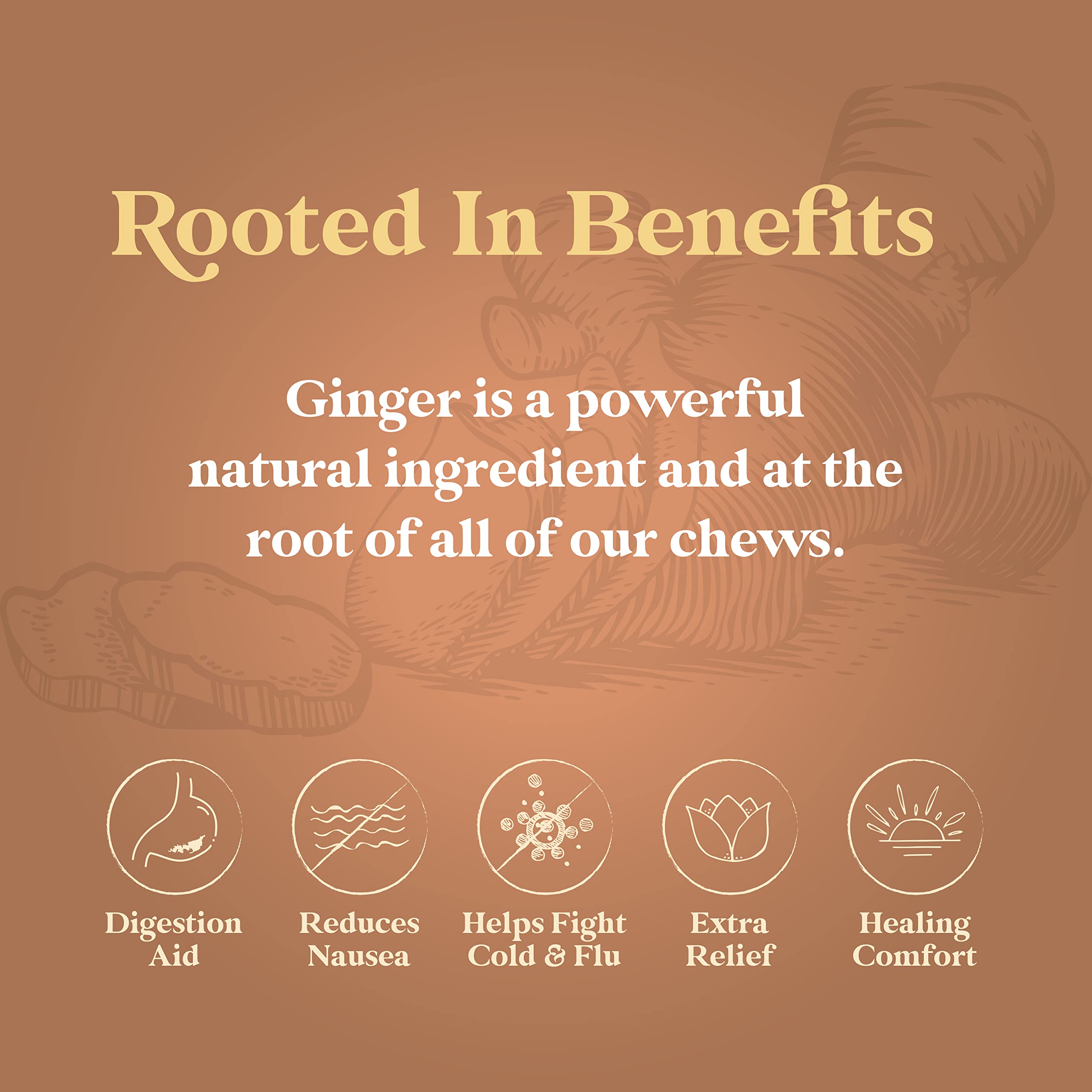 CHIMES ORIGINAL Ginger Chews (1-Pound 1 LB BAG) Premium Natural Chewy Ginger Candy β 16 OZ Individually Wrapped Ginger Chew Candy