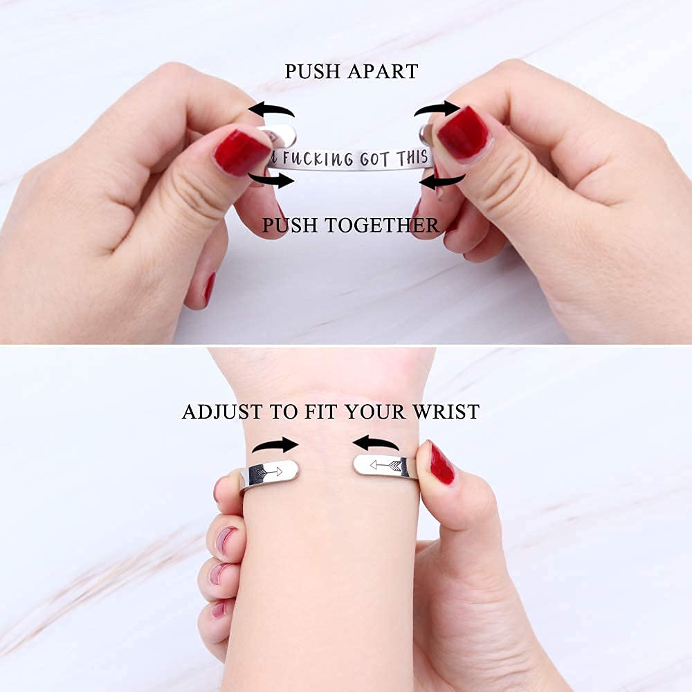 Custom pet name Dog Memorial Cat Memorial Bracelet for Women Pet Paw Personalized Name Cuff Bangle