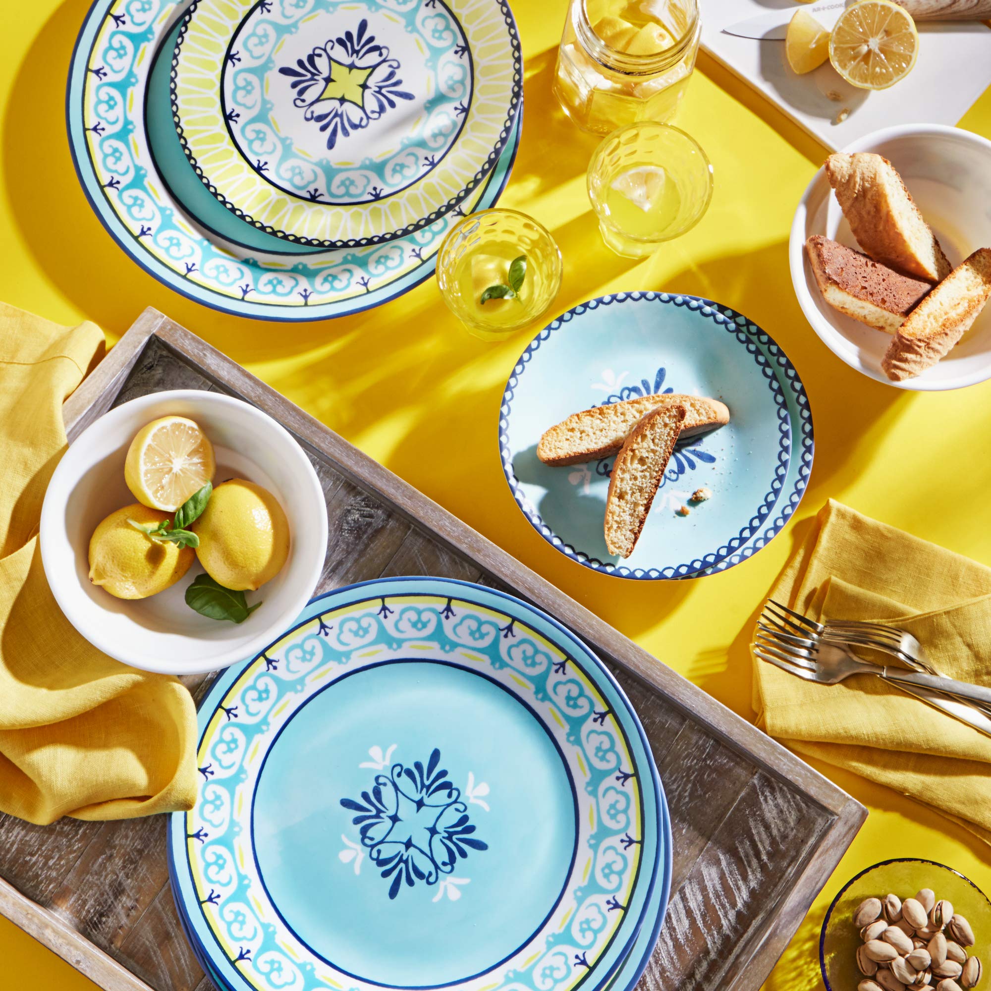 Corelle Boutique Lunch Plate Sorrento 8.5in (21.6cm) 6 Pack