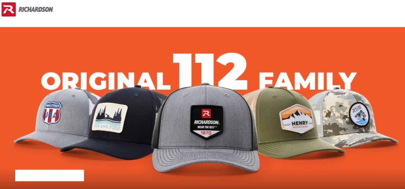 Custom Richardson Mesh Back Trucker Hat with Personalized Text Front & Back for Men β Customize Your Own Unique Hat! (Red/White)