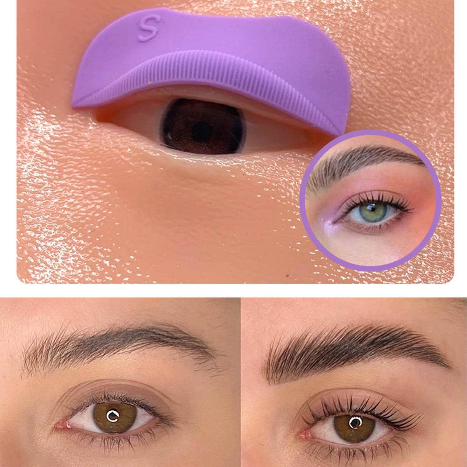 Eyelash Perm Pads, Reusable Eyelash Perm Silicone Pads - Environmentally Female Cosmetics Makeup for Personal Eyelash Curling, Beauticians, and Beauty Salons