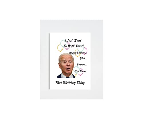 Funny "Joe Biden" Inspired Birthday Card For Everyone