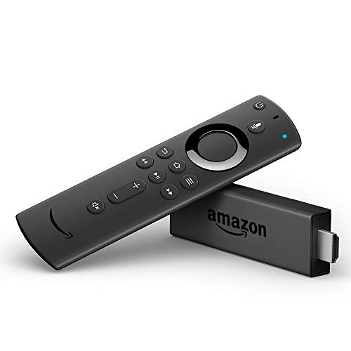 Certified Refurbished Fire TV Stick streaming media player with Alexa built in, includes Alexa Voice Remote, HD, easy set-up, released 2019