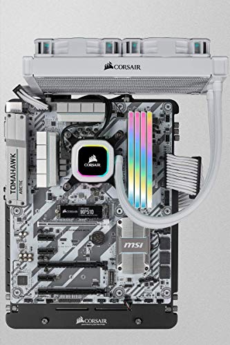 Corsair Vengeance RGB Pro SL 32GB (4x8GB) DDR4 3200 (PC4-25600) C16 1.35V - White (CMH32GX4M4E3200C16W)