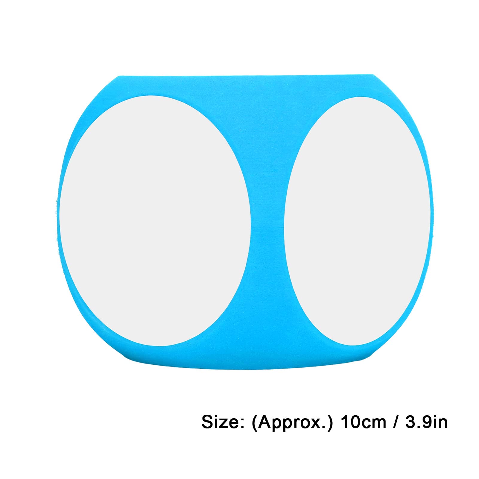 DIY Blank Dice, Education Blank Dice and Labels, Wipe Off Dice Cubic Dice Portable Cleanable Write On Dice Vibrant Color Blank Teaching Accessory DIY Sticker and Math Teaching(Blue)