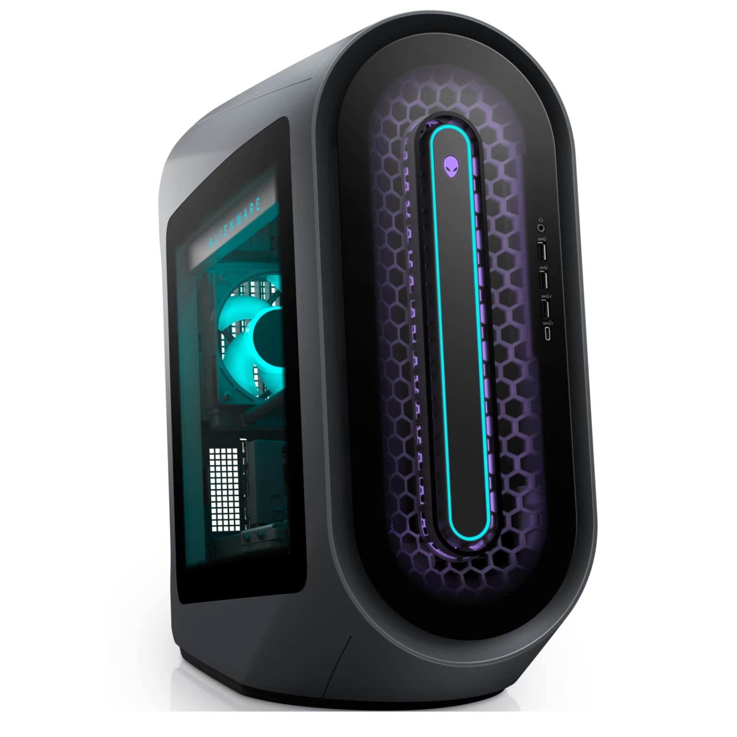 Dell Alienware Aurora R13 Gaming Desktop Computer, Intel Core i7-12700F, NVIDIA GeForce RTX 3060 Ti, 32GB DDR5 RAM, 1TB SSD and 1TB HDD, Clear, Windows 11 Pro (Renewed)