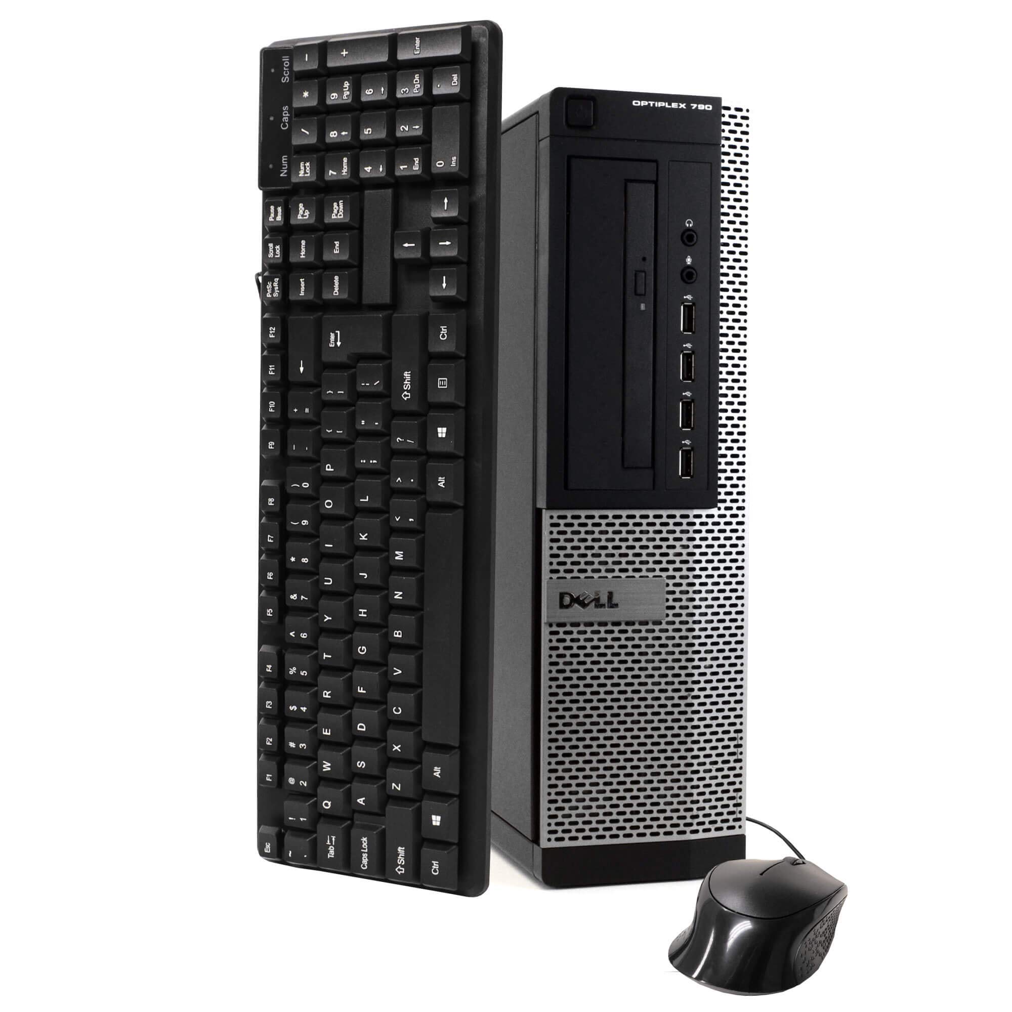 Dell OptiPlex 790 SFF Desktop PC - Intel Core i7-2600 3.4GHz 4GB 500GB DVDRW Windows 10 Pro (Renewed)