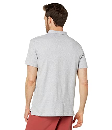 Quiksilver Men's Sunset Cruise Collared Polo Shirt, Light Grey Heather, Medium