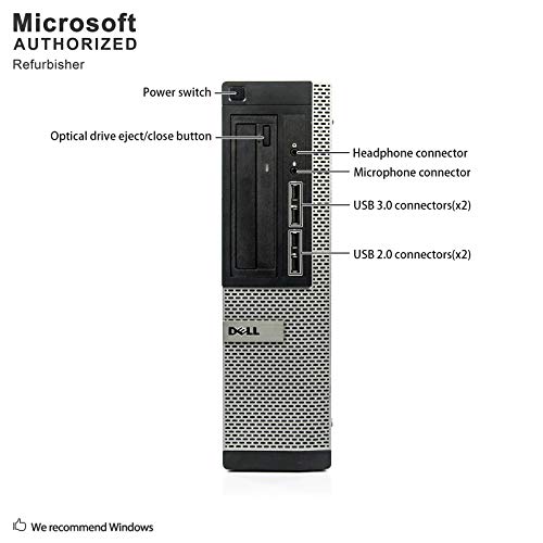DELL Optiplex 7010 Business Desktop Computer (Intel Quad Core i5 up to 3.8GHz Processor), 8GB RAM, 500GB HDD, DVD, Windows 10 Professional (Renewed)']