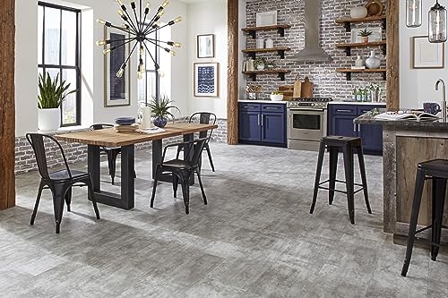 Islander Flooring 6mm Roman Colosseum HDPC® Waterproof Luxury Vinyl Tile Flooring 12 in. Wide x 24 in. Long - 9 Planks / 18 SQ FT