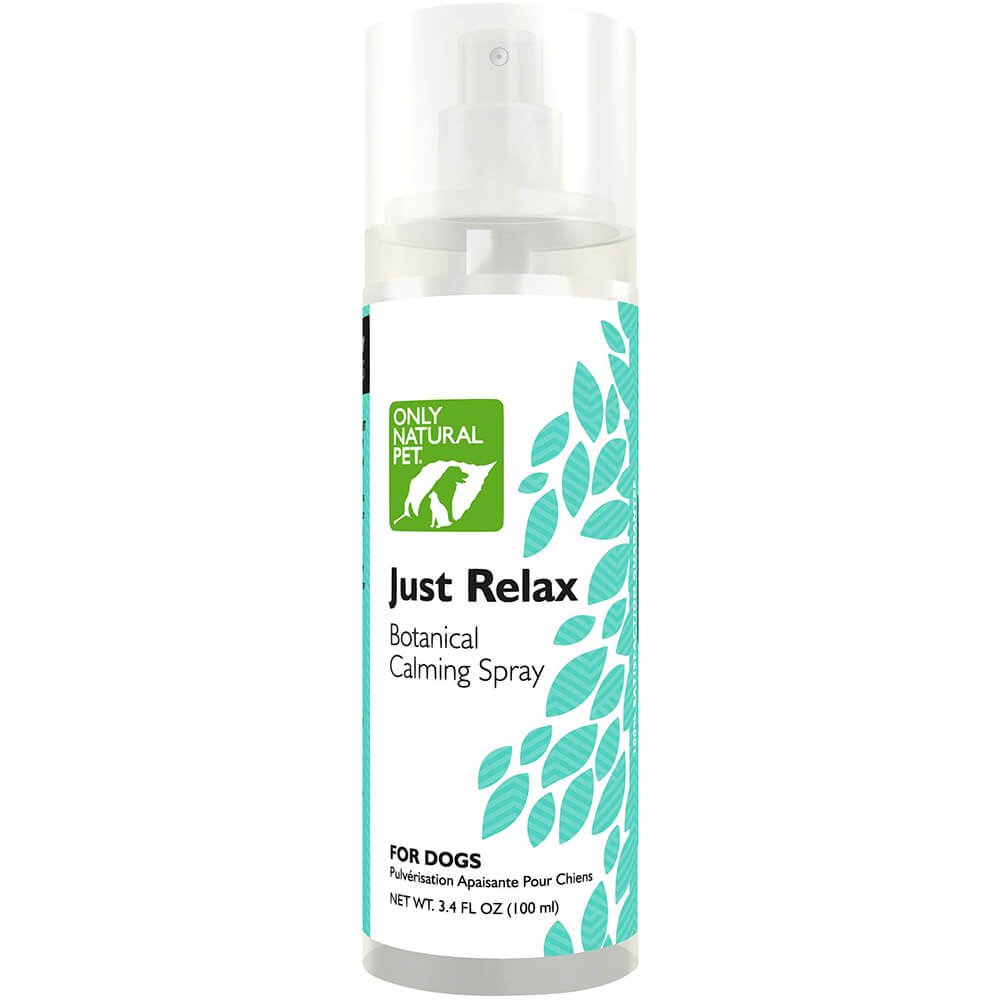 Only Natural Pet Just Relax Botanical Behavior Calming Spray for Dogs - Naturally Calms Anxious Behavior - 3.4 oz Spray