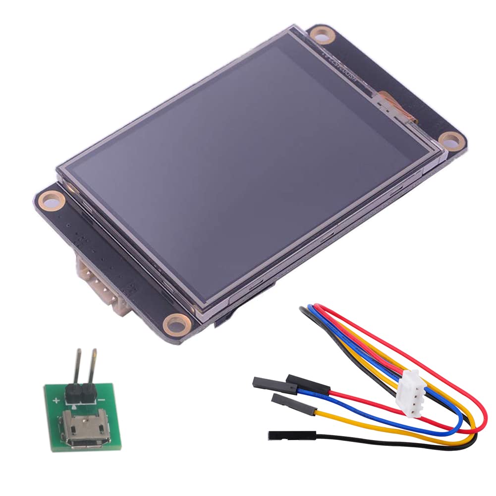 DIYmalls Nextion Enhanced 2.8 inch HMI Display Resistive Touch Screen 5V TFT LCD 320x240 for Arduino ESP32 ESP8266 (NX3224K028)