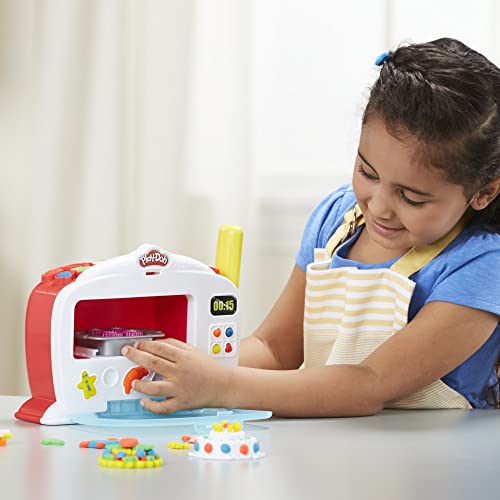 Play-Doh Kitchen Creations Magical Oven Play Food Set for Kids 3 Years and Up with Lights, Sounds, and 6 Colors (Amazon Exclusive)