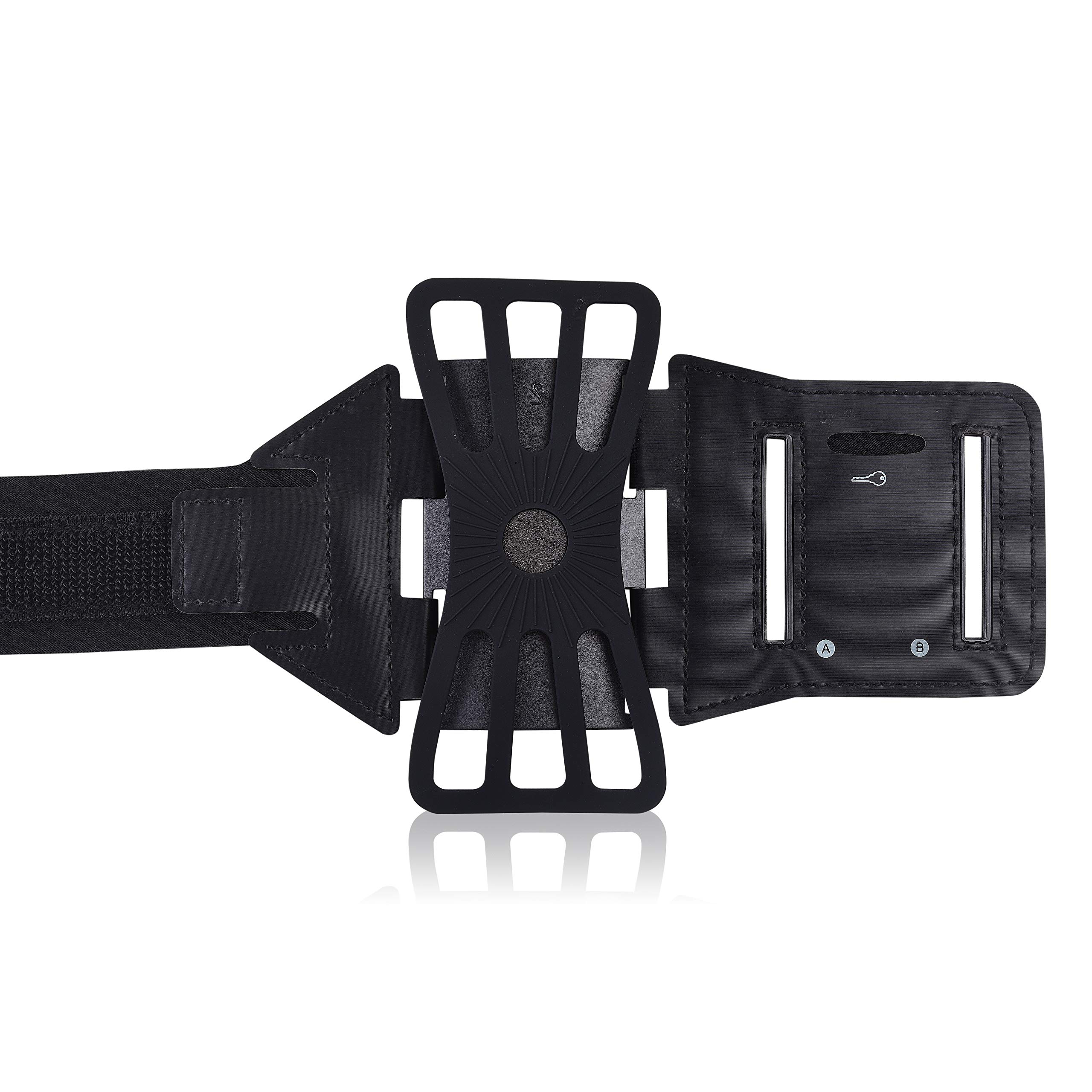 Chuangxinfull Sport Universal Running Armband (iPhone X/8/7/6/11 Pro Max/XS/XR/XS MAX/SE, Samsung Galaxy Note 20 Ultra/Note 10+/Note 9/S20 Ultra/S20 Plus/S10 Plus/s9 Plus and All Smartphone