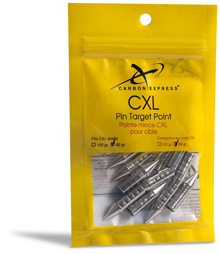 Carbon Express Archery Arrow Tank 23D Pin Point .318 ID #2 120 Grains - 12 Pack