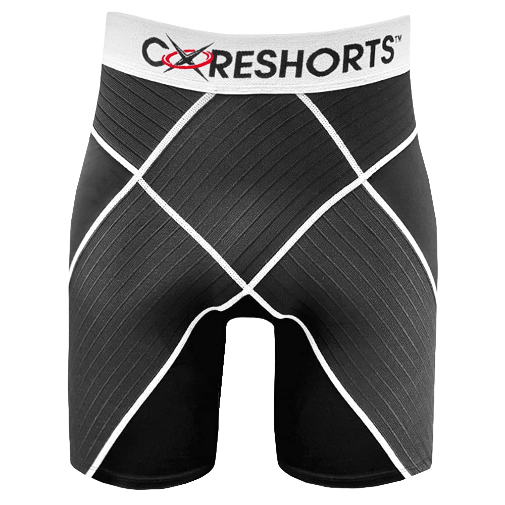 Coreshorts PRO 3.0 Compression Shorts for Men & Women | Sports & Recovery Short Large Black
