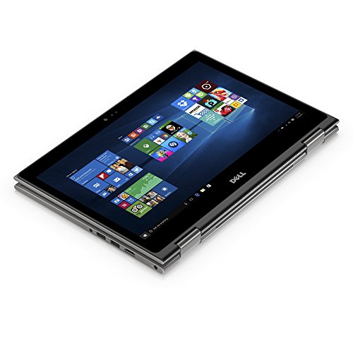 Dell i5368-10024GRY 13.3" FHD 2-in-1 Laptop (Intel Core i7-6500U 2.5GHz Processor, 8 GB RAM, 256 GB SDD, Windows 10 Microsoft Signature Image) Gray