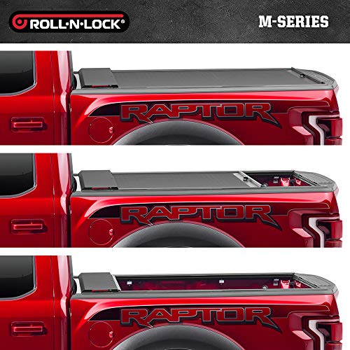 Roll N Lock M-Series Retractable Truck Bed Tonneau Cover | LG449M | Fits 2009 - 2018, 2019 - 2020 Classic Dodge Ram 1500/2500/3500 8' 2" Bed (98.3")