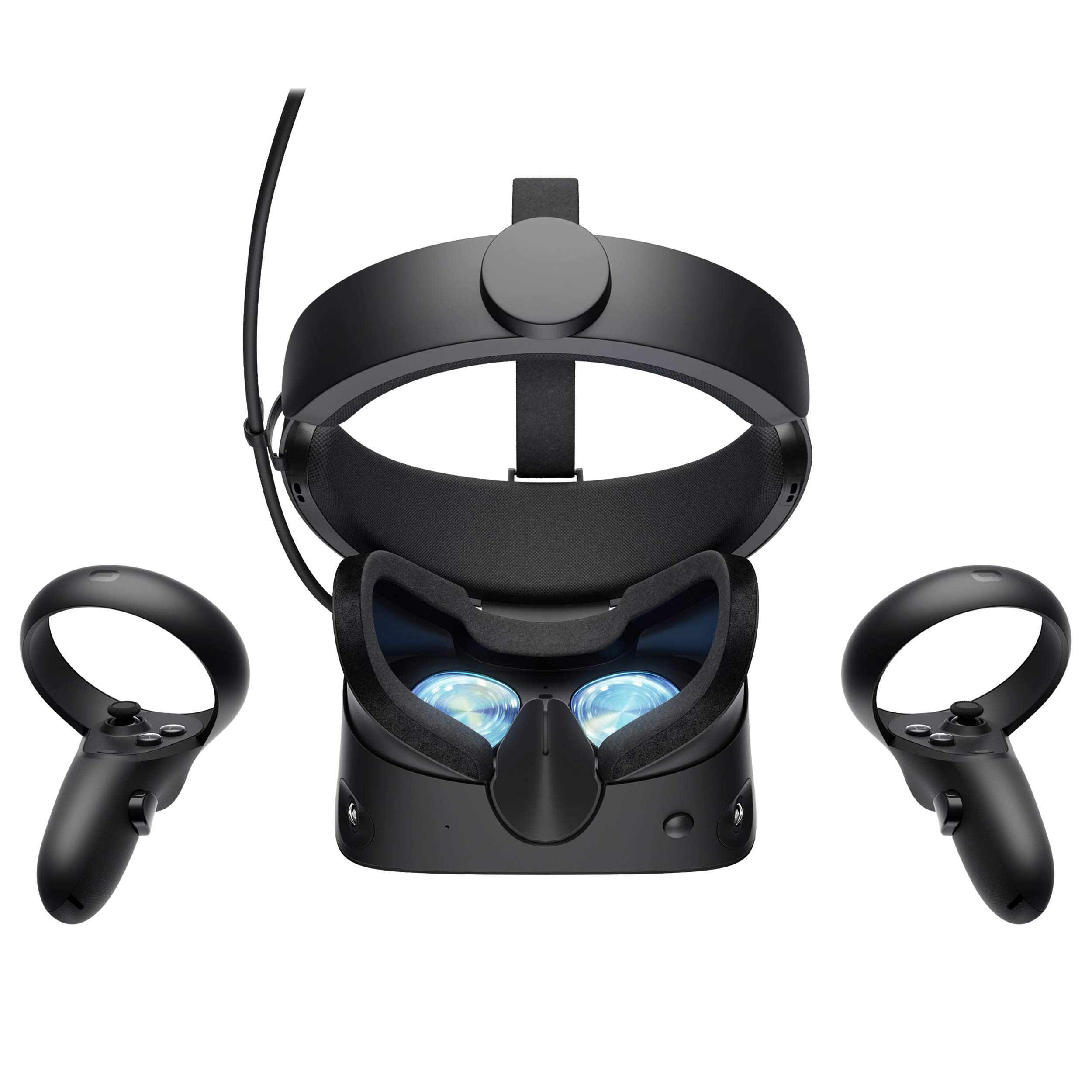 Oculus - Rift S PC-Powered VR Gaming Headset - Black - Touch Controller, 3D Positional Audio, Built-in Room-Scale Insight Tracking, Fit Wheel Adjustable Halo Headband - BROAGE 3FT USB Extension Cable