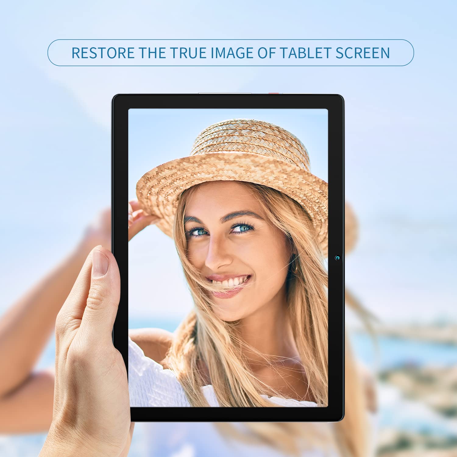 MODERNESS [3Pack] 10.1 inch Tablet Screen Protector Andriod Tablets Anti Scratch Bubble Free Anti-Glare PET Screen Film