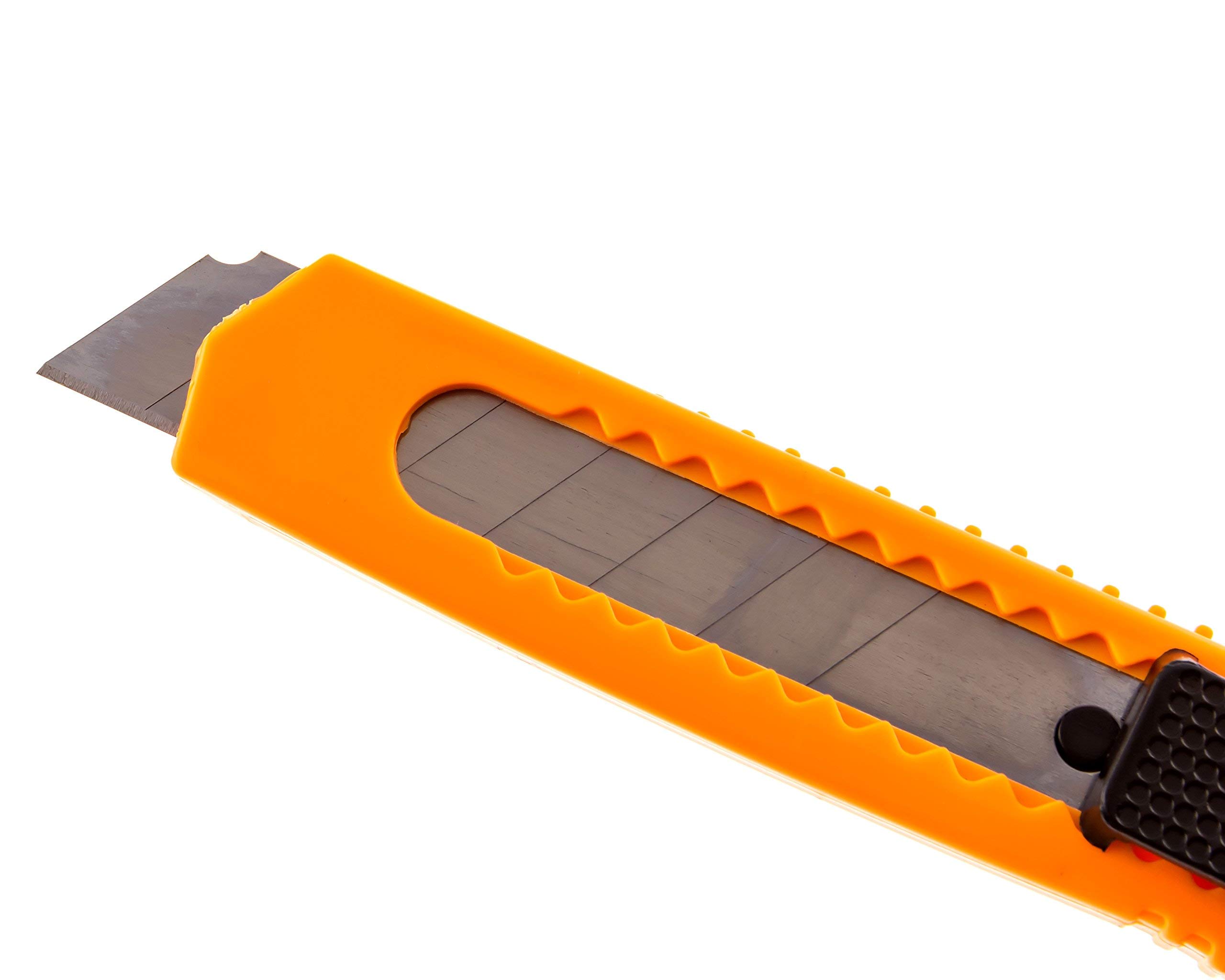 Lot of 10 Best Recommended Box Cutters Utility Knife Set - Heavy Duty 6" Utility Knife Blades - Must Have Every Day Tools - Super Deal