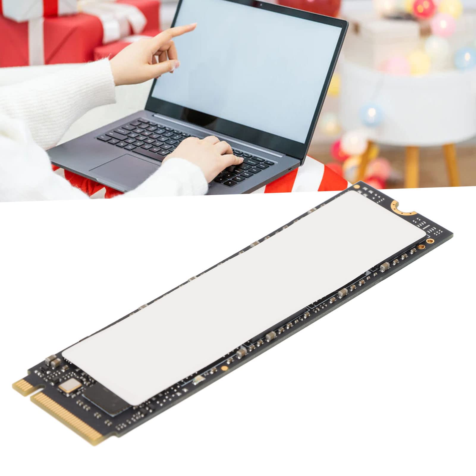 Feilei 512GB SSD Gaming, 3D TLC Flash Type Various Capacities M.2 M Key Interface M.2 K300 SSD PCB Material for Laptop for Desktop PC 256GB