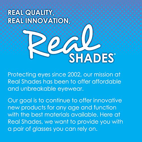 REAL SHADES Unbreakable Kids Sunglasses - 100% UV Protection and Shatterproof Lens with Adjustable Strap for Boys and Girls, Cherry Pink/Lime Green, Baby 0+