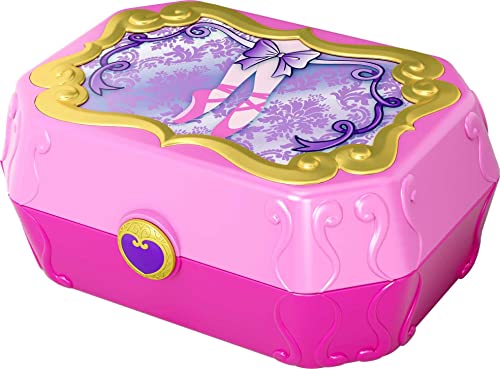 Polly Pocket Playset with 2 Micro Dolls & Surprise Accessories, Music Toy with Ballet Theme, Pocket World Tiny Twirlin' Music Box