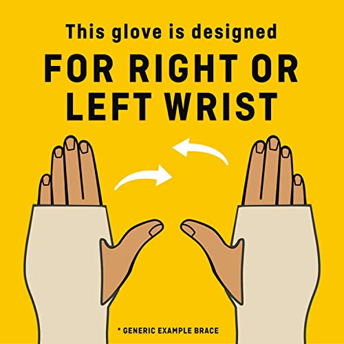 FUTURO Hand and Wrist Compression Glove, Provides Support and Compression to Arthritic and Painful Hand Joints, Small/Medium, Beige