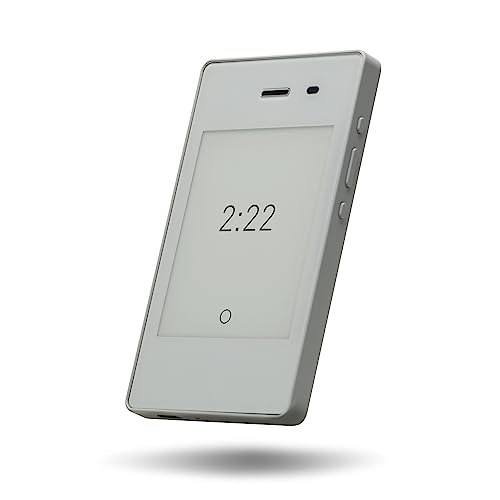 Light Phone II [Light Gray] 4G Volte Phone, Minimalist Phone for Calling & Texting, Bluetooth, WiFi, Personal Hotspot…