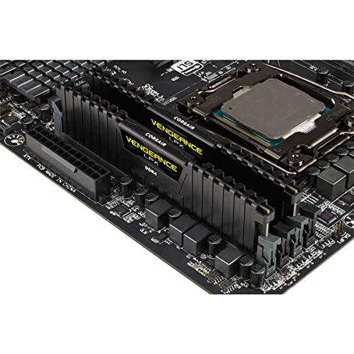 Corsair VENGEANCE LPX 32GB (2 x 16GB) DDR4 DRAM 3600MHz C18 AMD Ryzen Memory Kit - Black