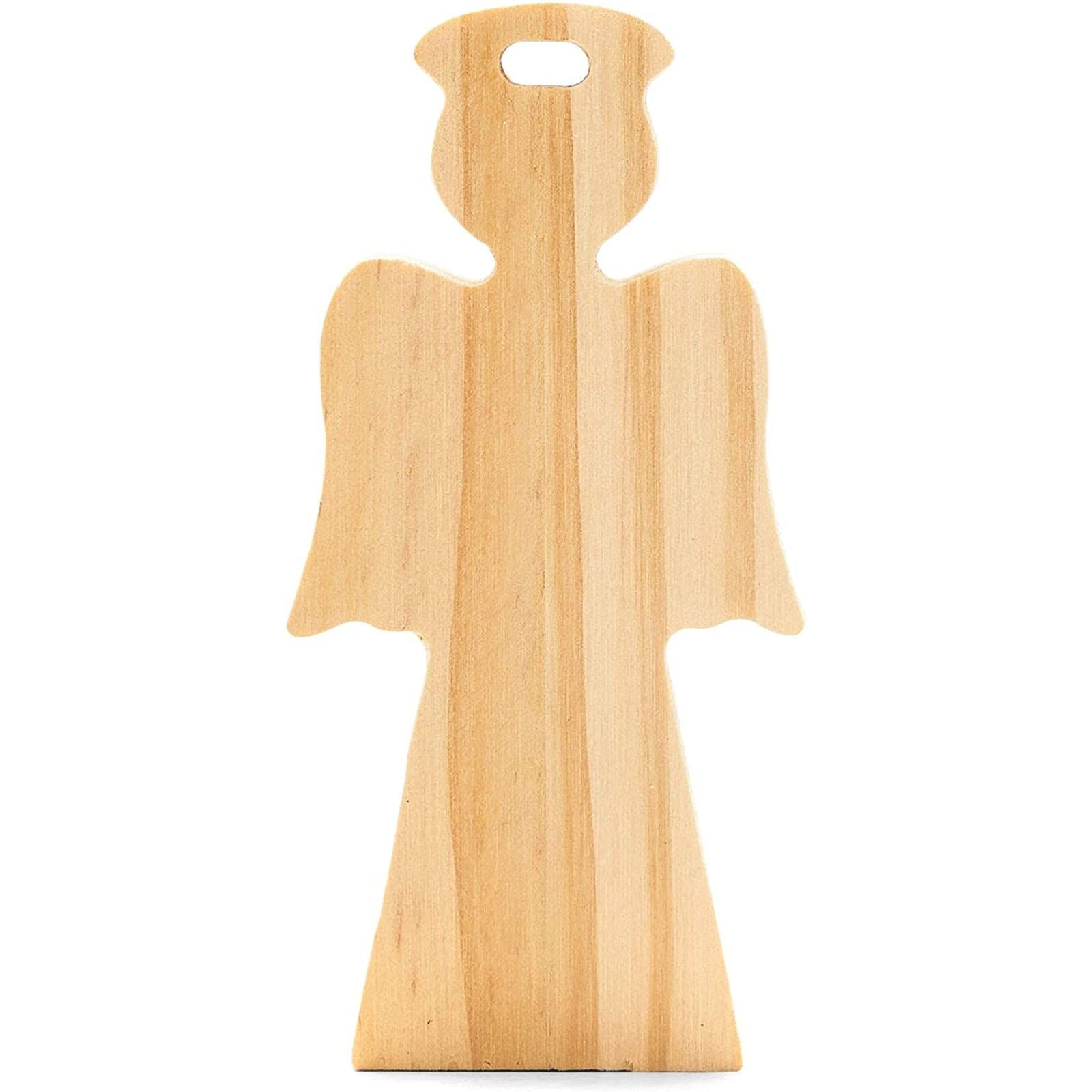 Bright Creations Unfinished Wooden Nativity Scene Set, DIY Christmas Decoration Crafts (11 Pieces)