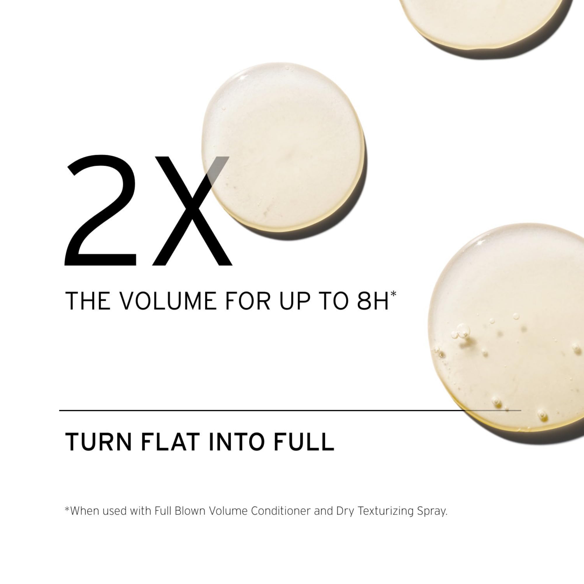 FEKKAI Full Blown Volume Shampoo (8.5 oz) and Conditioner (8.5 oz) - Up to 2X Volume for 8 Hours - Vegan, Cruelty-Free, Sulfate-Free