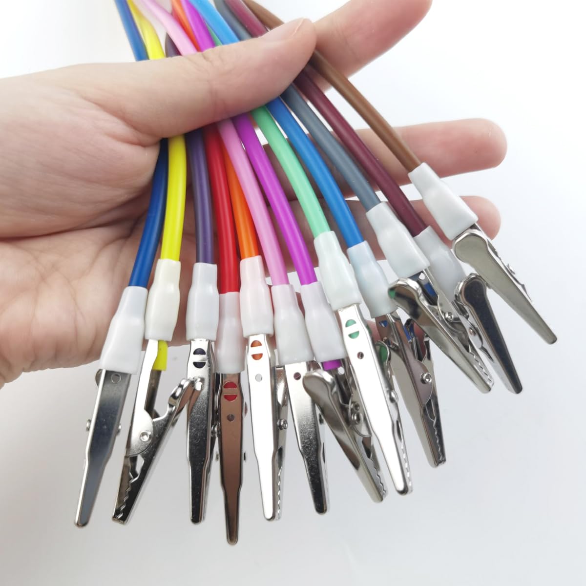 GXXMEI 12PCS Bib Holder Clip Napkin Dental Bib Clips Silicone Colorful Dentist Bib Holder Clip Napkin Holder