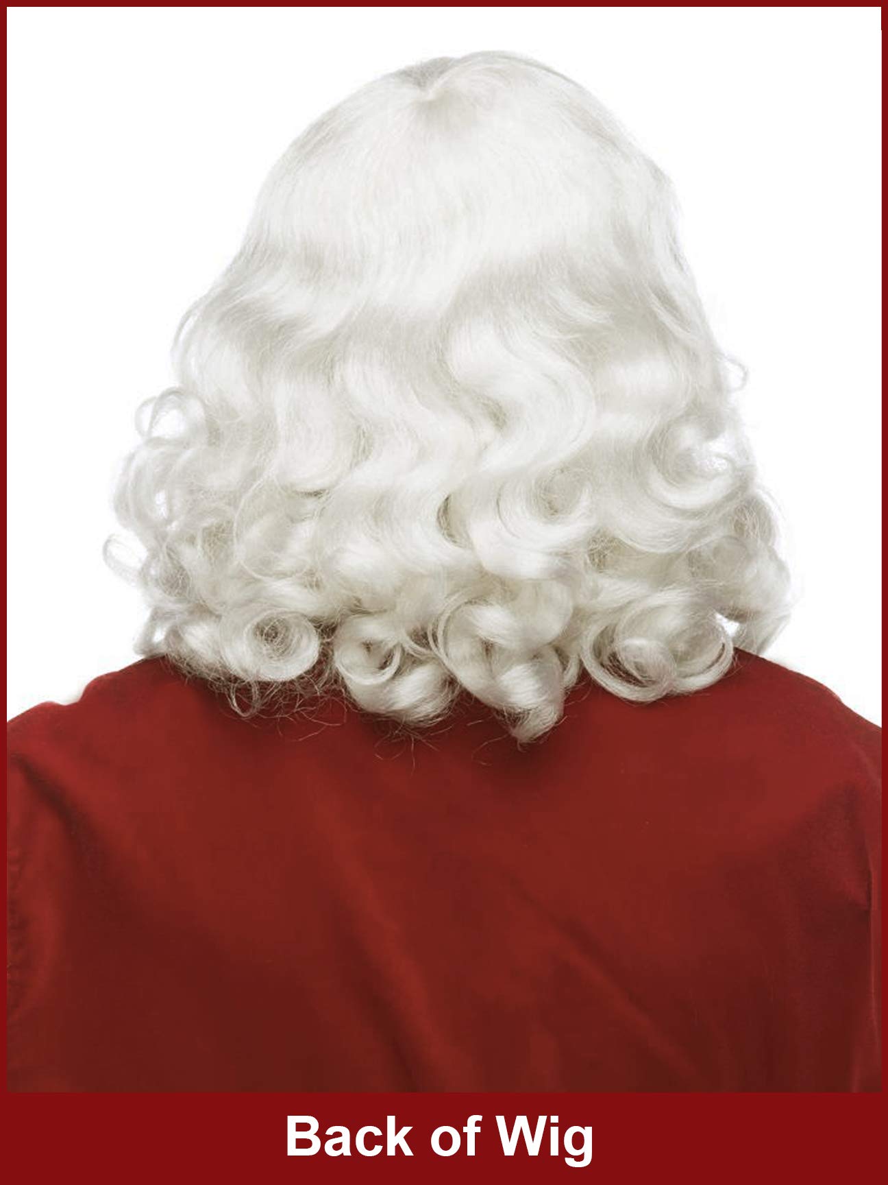 Costume Adventure Deluxe Santa Beard and Wig Set Santa Claus Beard and Wig Santa Clause Beard Set Deluxe Santa Clause Beard and Wig Set - One Size