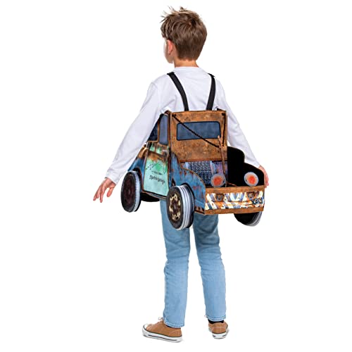 Tow Mater Costume, Official Disney Cars Costume for Kids, 3D Foam Halloween Costume