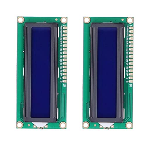 DIY Electronics Kit - Single Chip Microcontroller Module with LCD Display Robot Accessories and Module Interface Adapter for Test Development DC5V Power Supply and 1602 Module