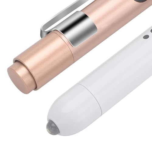 Essential Nurse Penlight - LED Flashlight for Medical Professionals - Must-Have Tool for Nurses, Students, and Doctors (Silvery)