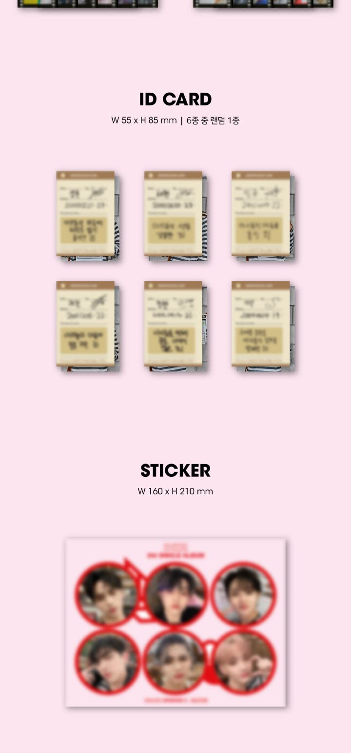 DKZ Chase Episode 2. MAUM 6th Single Album 2 Version Set CD+96p PhotoBook+2p PhotoCard+1p Postcard+1p 4Cut PhotoFilm+1p ID Card+1ea Sticker+Tracking Sealed