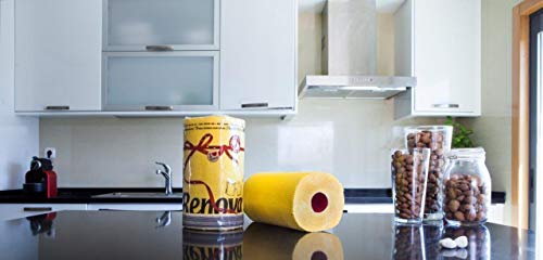 Renova 2 Ply Double Faced Red Label Paper Kitchen Towel, Yellow