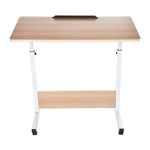 Toxz Computer Task Table Household Office Desk,Adjustable Height and Fold,Locking Casters,80CM 50CM,with Installation Tool(Ship from US!)