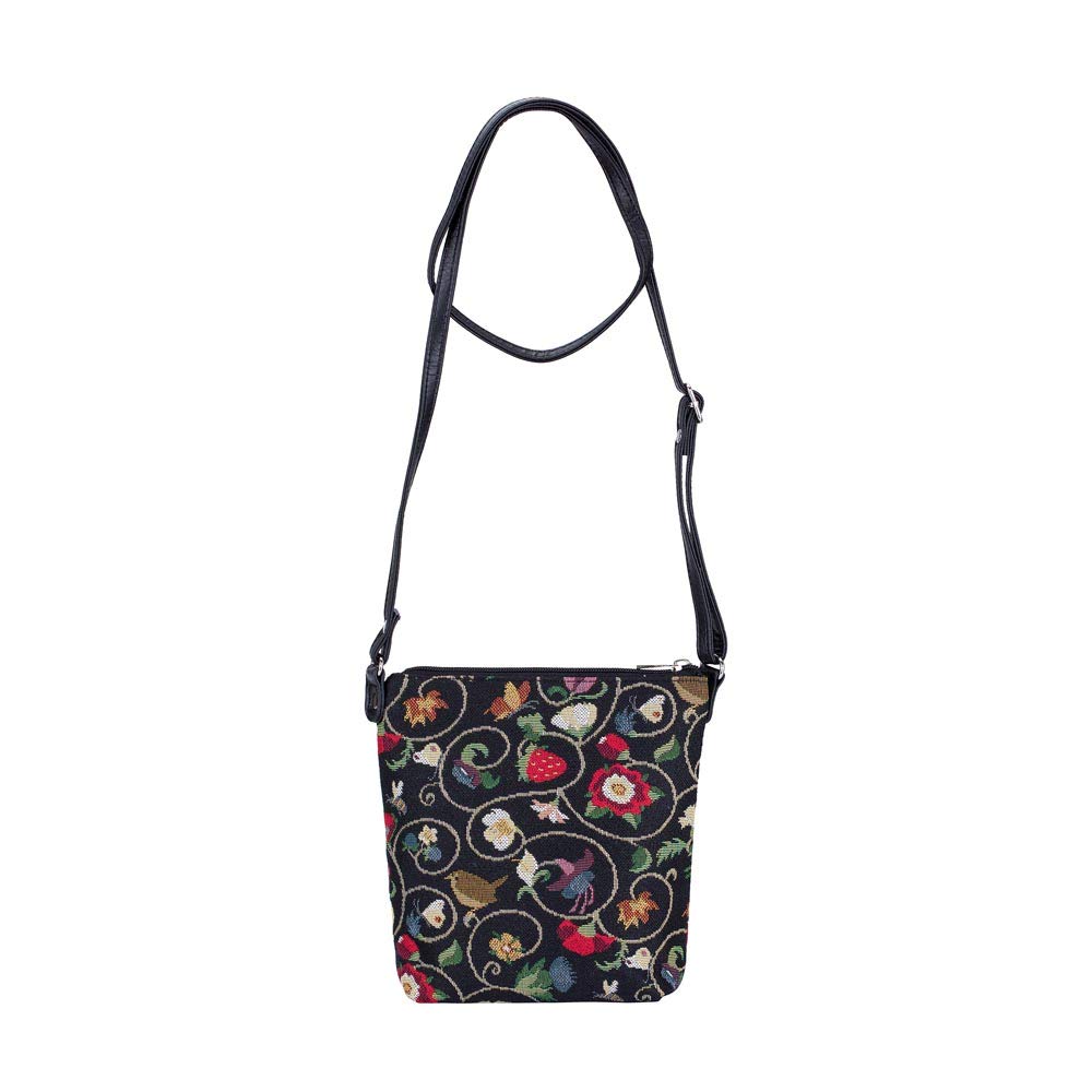 Signare Tapestry Small Crossbody Bag Sling Bag for Women with Jacobean Dream Design