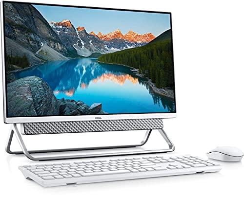 Dell Inspiron 5400 AIO Desktop, Intel Pentium Gold 2-Core Processor, 8GB DDR4 Memory, 256GB PCIe NVMe M.2 SSD, Windows 10 Home, 23.8" FHD Non-Touch Screen, Integrated Graphics