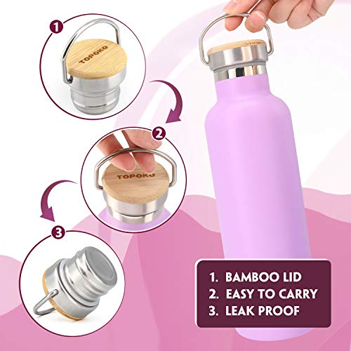 Replacement Lid for Hydro Flask Standard Mouth 12, 18, 21, 24 oz & Simple Modern Ascent 12-64oz Bottles BPA-free Leakproof Bite Lid Bamboo Lid Water Bottle Accessories