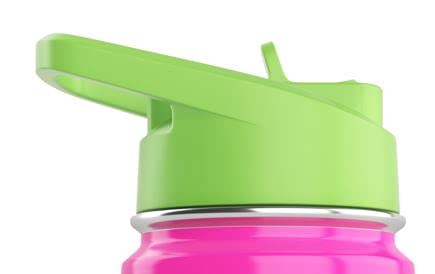 Replacement Lid for Kids Water Bottle, Green | Leak Proof | Easy Sip (Lid only)